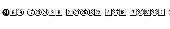 CircledNumbers Font : Download For Free, View Sample Text, Rating And ...