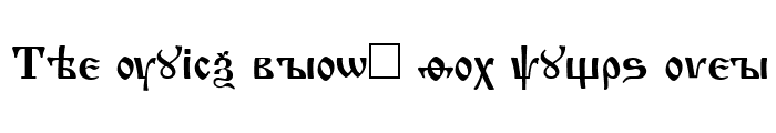 Izhitsa Cyrillic : Download For Free, View Sample Text, Rating And More ...
